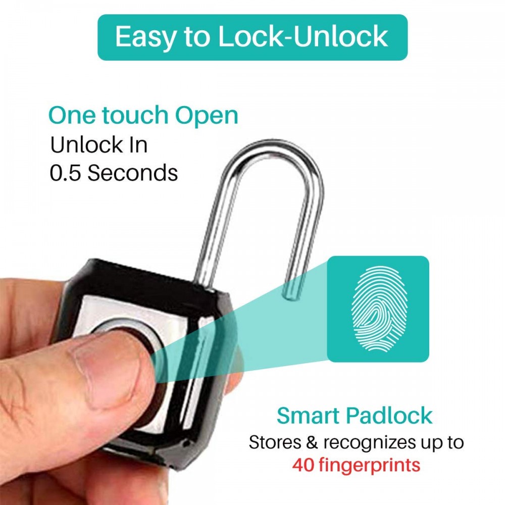 Buy Portronics Biolock Biometric Fingerprint Lock Best Price in India
