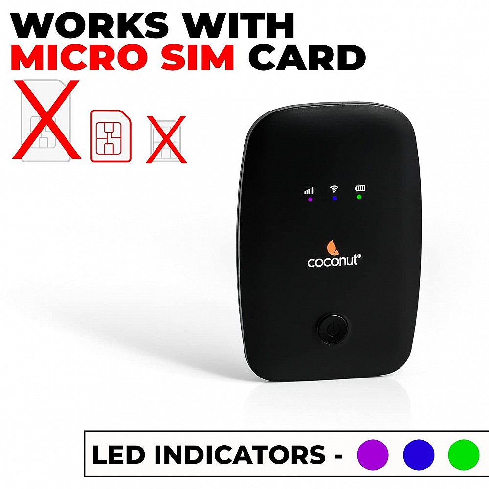 Coconut WR01 4G Wireless Router Best Price in India on thevaluestore.in