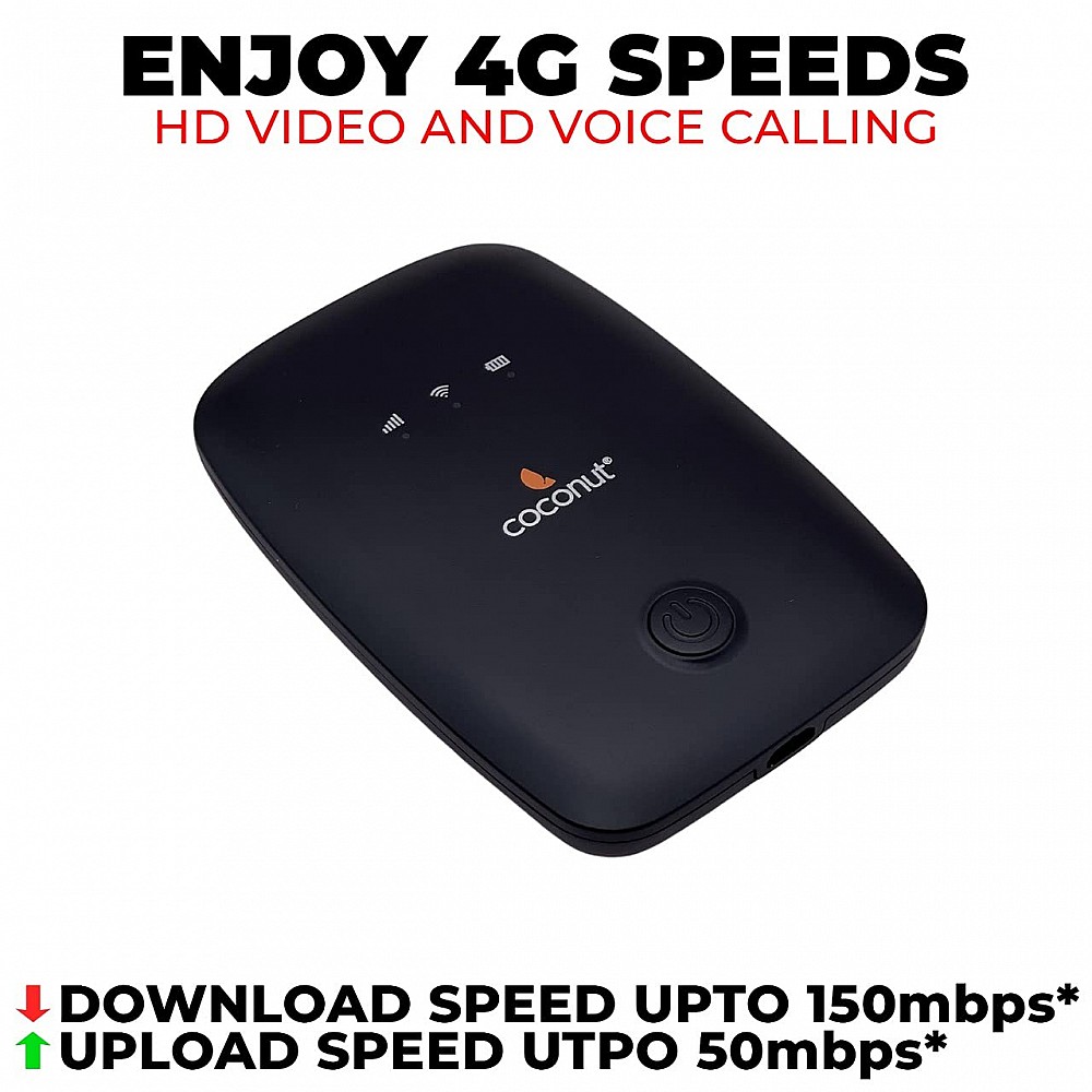 Coconut WR01 4G Wireless Router Best Price in India on thevaluestore.in