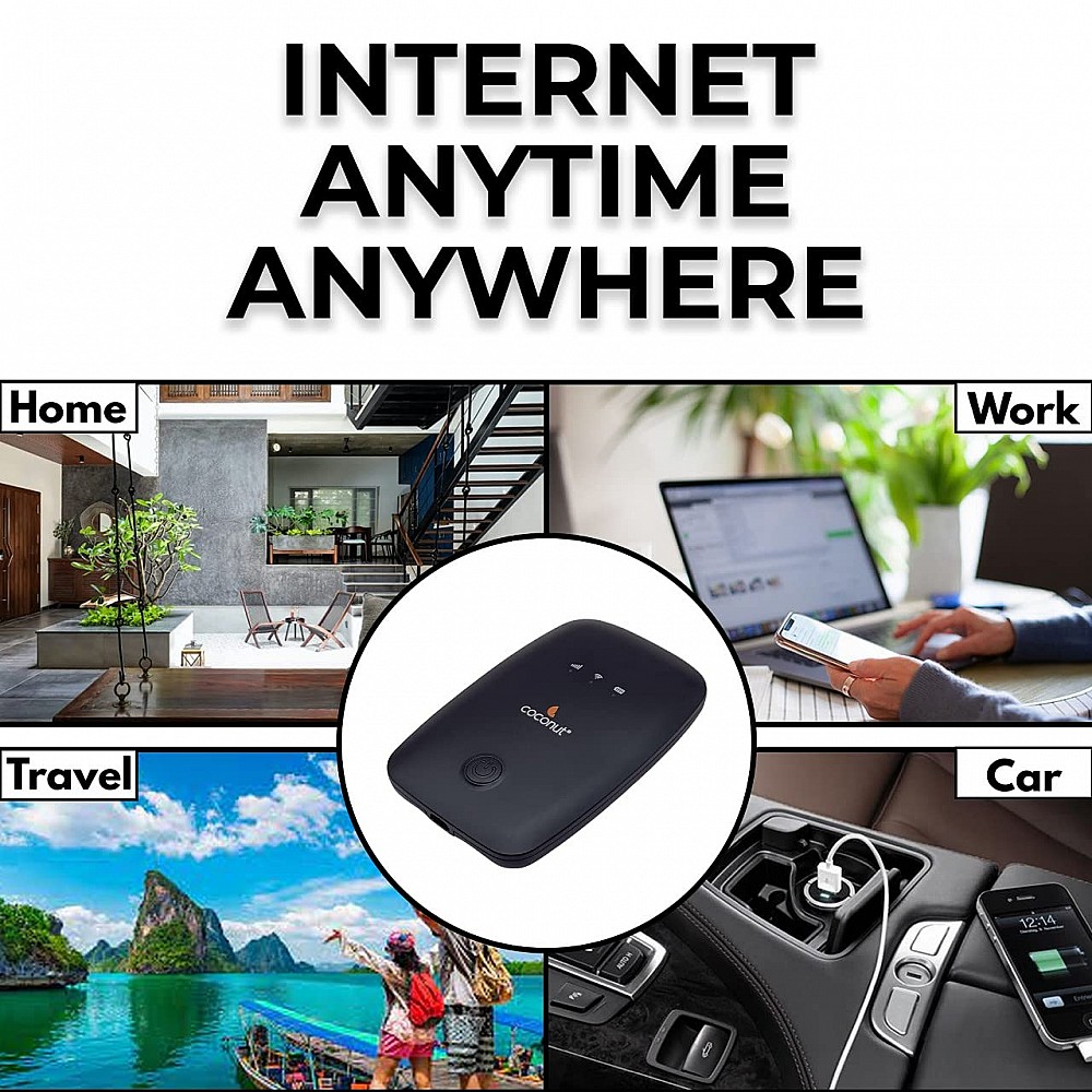 Coconut WR01 4G Wireless Router Best Price in India on thevaluestore.in
