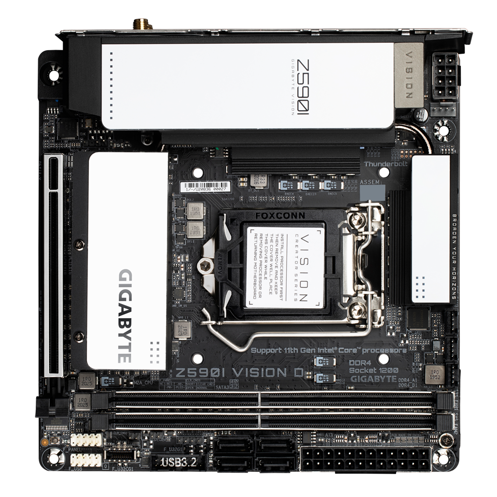 Buy Gigabyte Z590i VISION D Creators Mini-ITX Motherboard Best Price in ...