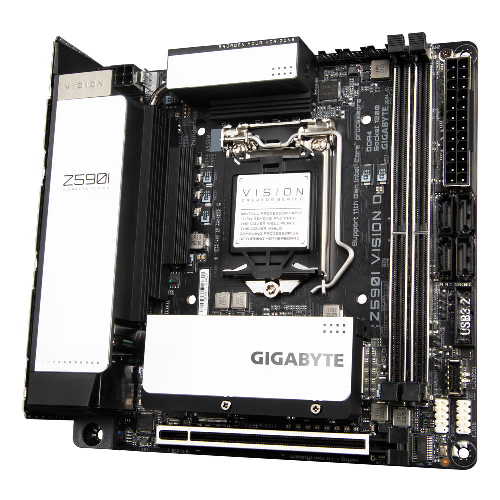 Buy Gigabyte Z590i VISION D Creators Mini-ITX Motherboard Best Price in ...