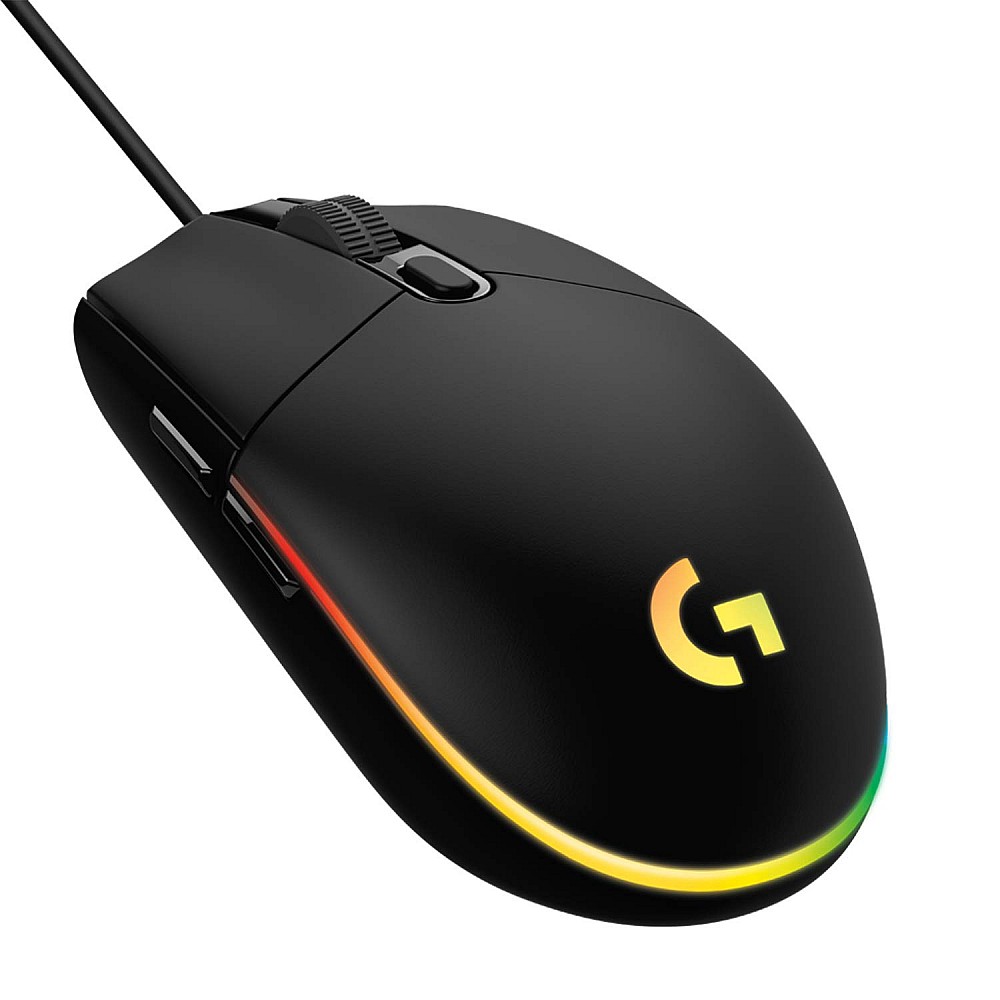 Logitech G203 Lightsync Gaming Mouse (Black) Best Price in India | RGB
