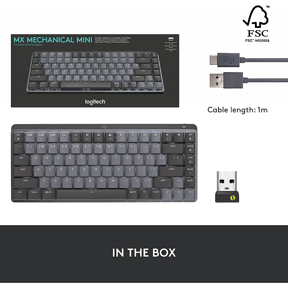 Logitech MX Mechanical Mini Wireless Keyboard Best Price in India ...