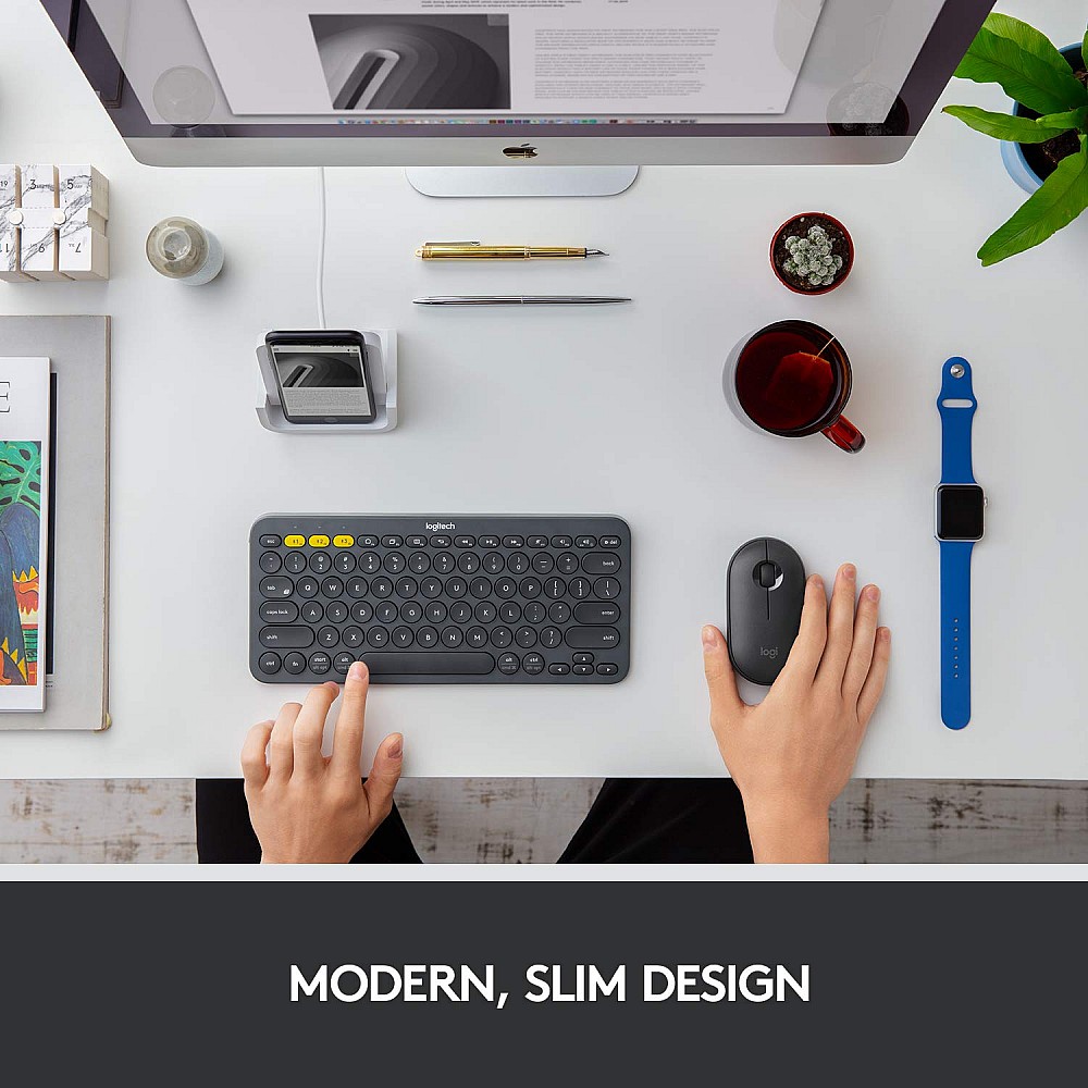 Logitech Pebble M350 Wireless Mouse (Graphite) Best Price in India