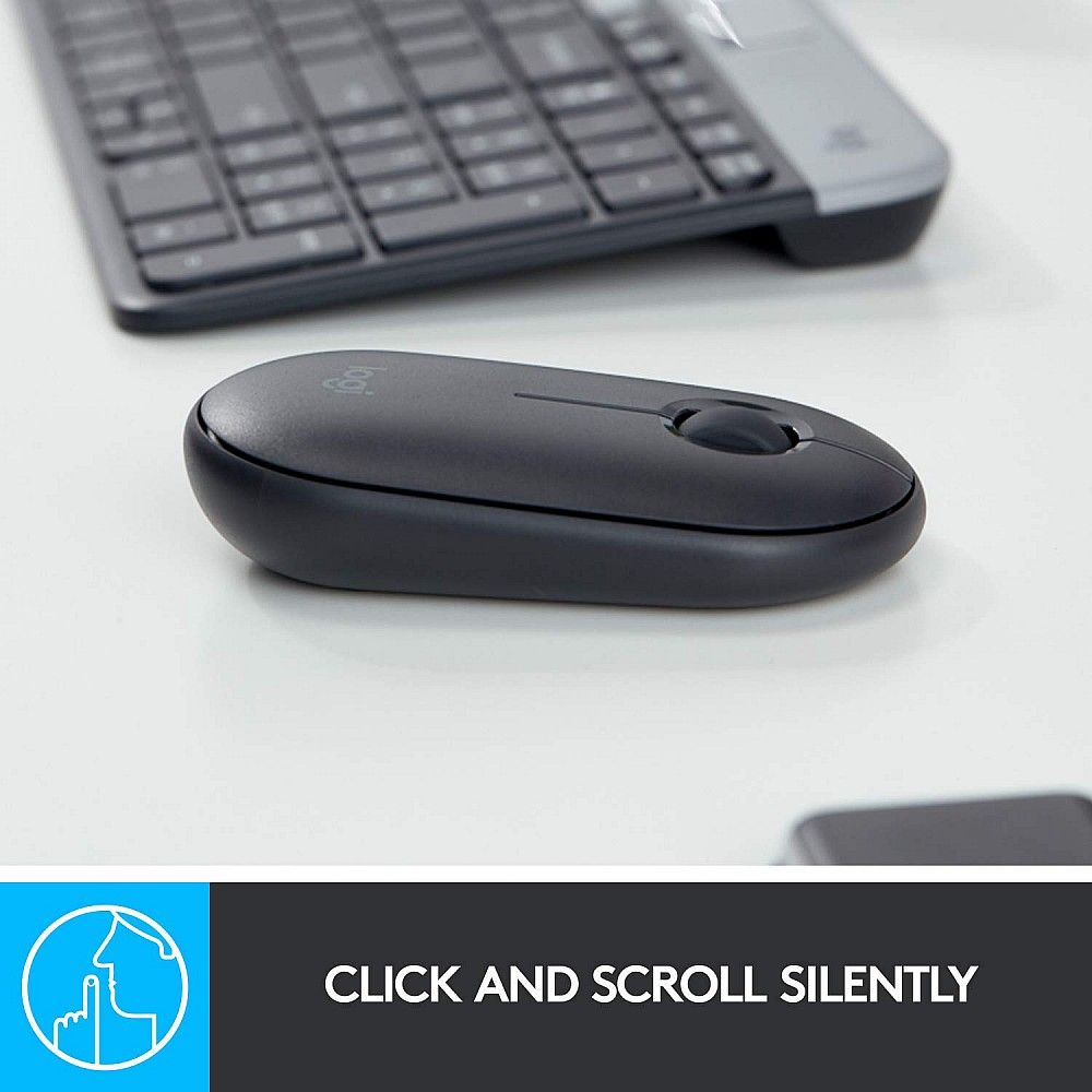 Logitech Pebble M350 Wireless Mouse (Graphite) Best Price in India