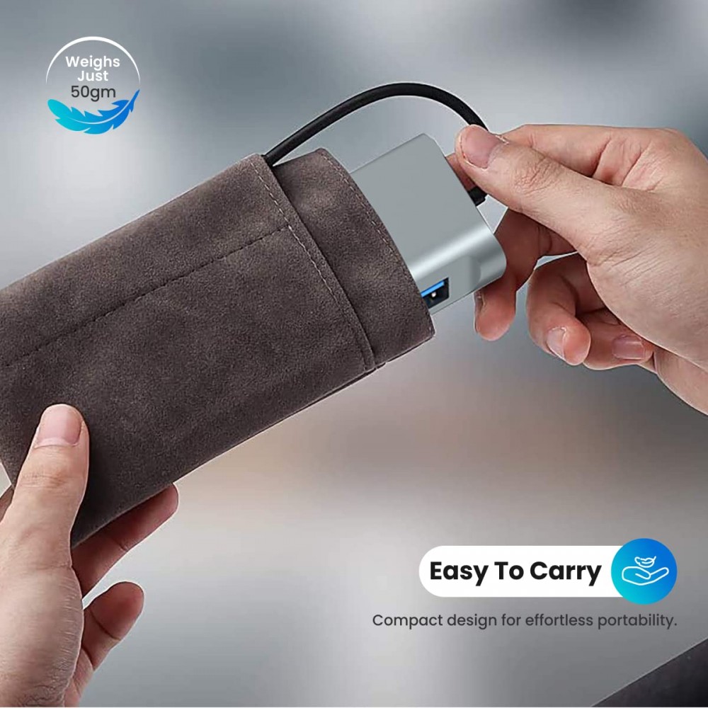 Portronics Mport 11C Type-C Docking Station Best Price in india (Mutiport)