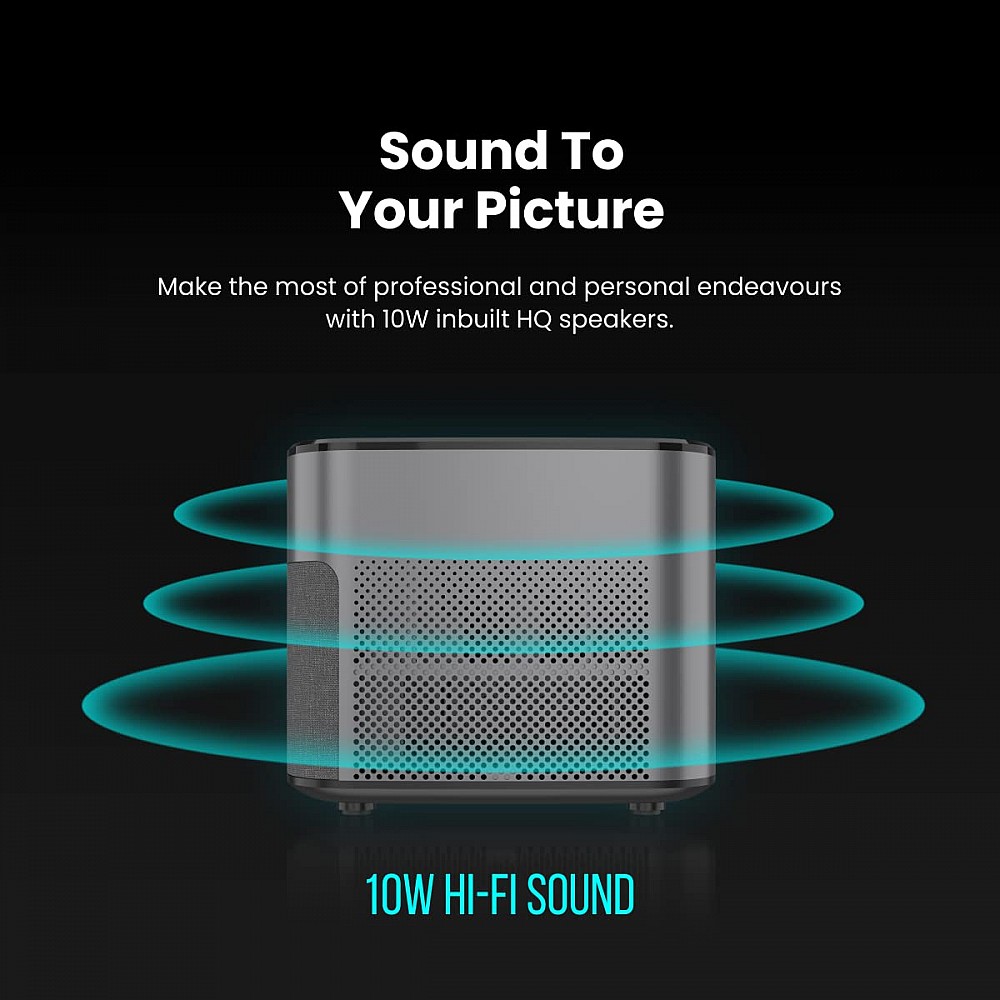 Portronics BEEM 300 Smart WiFi Projector for Home & Office - Best Price