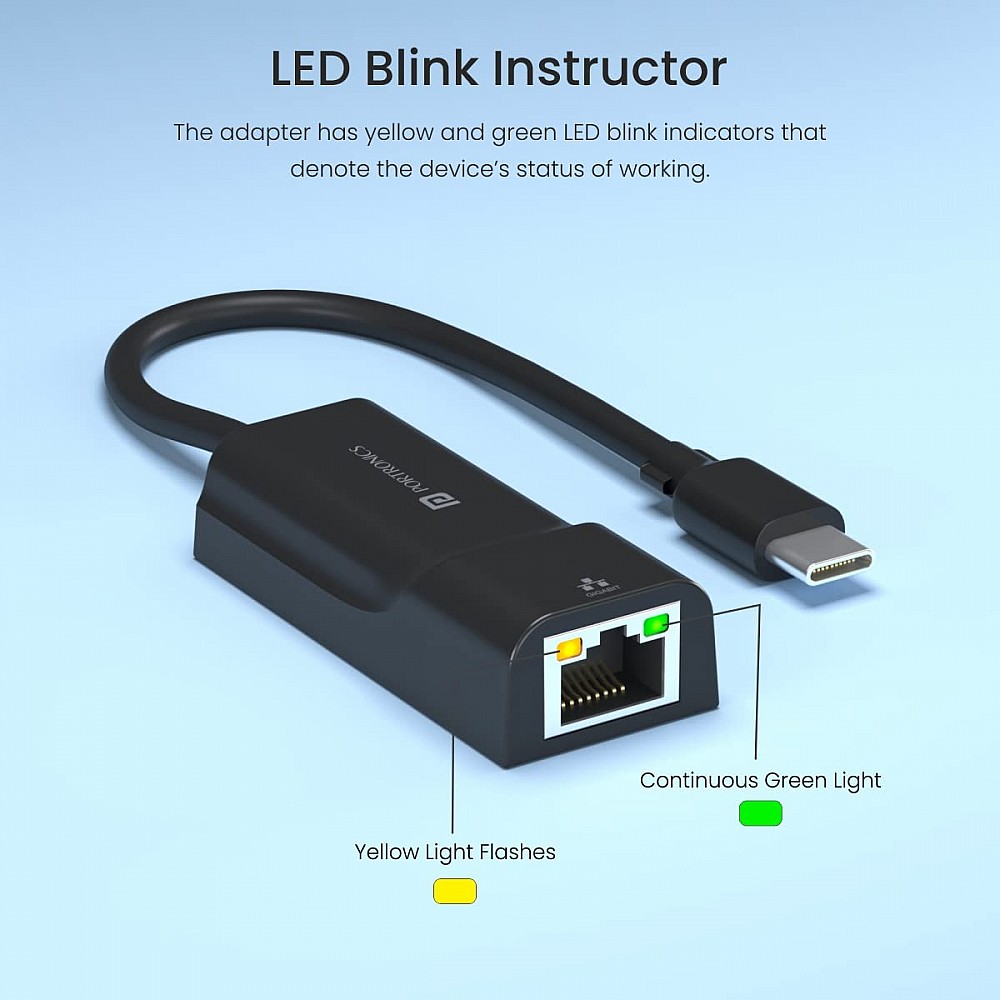 Portronics Mport 45C Type-C Ethernet Adapter Best Price in India ...