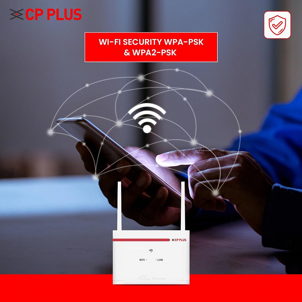 CP Plus Wireless 4G Router (CP-XR-DE21-S) Best Price in India on ...