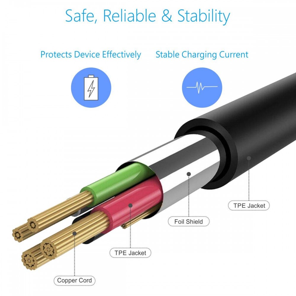 Portronics Konnect Star Lightning Cable (POR-168) Lowest Price in India
