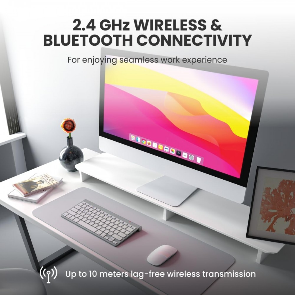 Buy Portronics Bubble Max Multimedia Wireless Keyboard (POR-1822) at ...