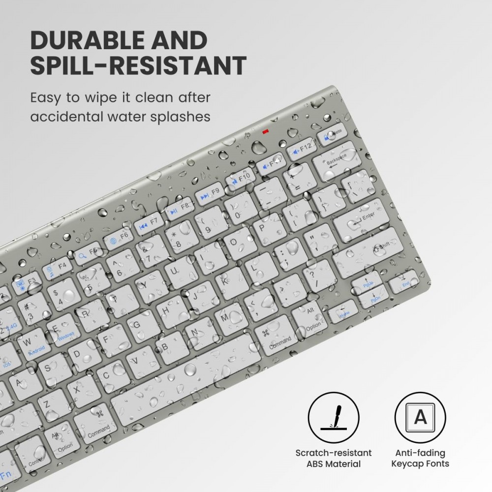 Buy Portronics Bubble Max Multimedia Wireless Keyboard (POR-1822) at ...