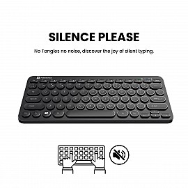Buy Portronics Bubble Multimedia Wireless Keyboard (POR-1677) at Best Price