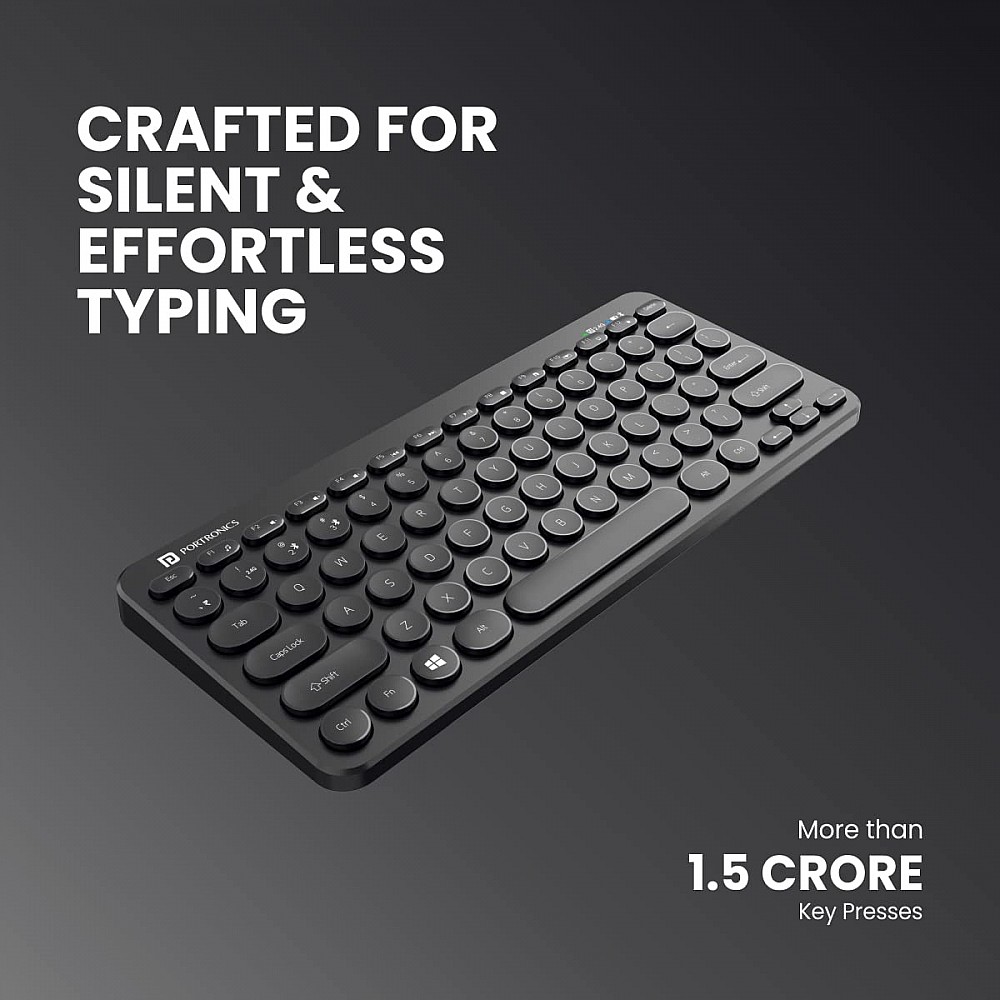 Buy Portronics Bubble Multimedia Wireless Keyboard (POR-1677) at Best Price