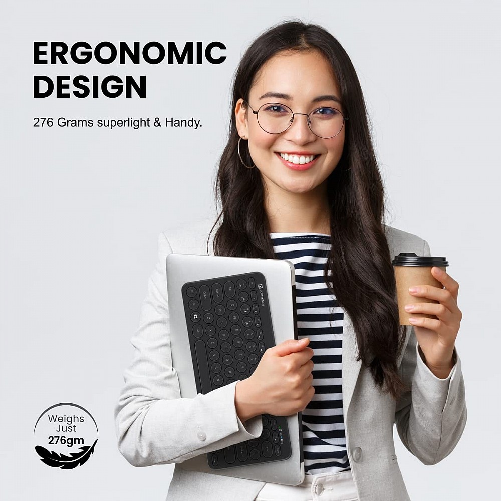 Buy Portronics Bubble Multimedia Wireless Keyboard (POR-1677) at Best Price