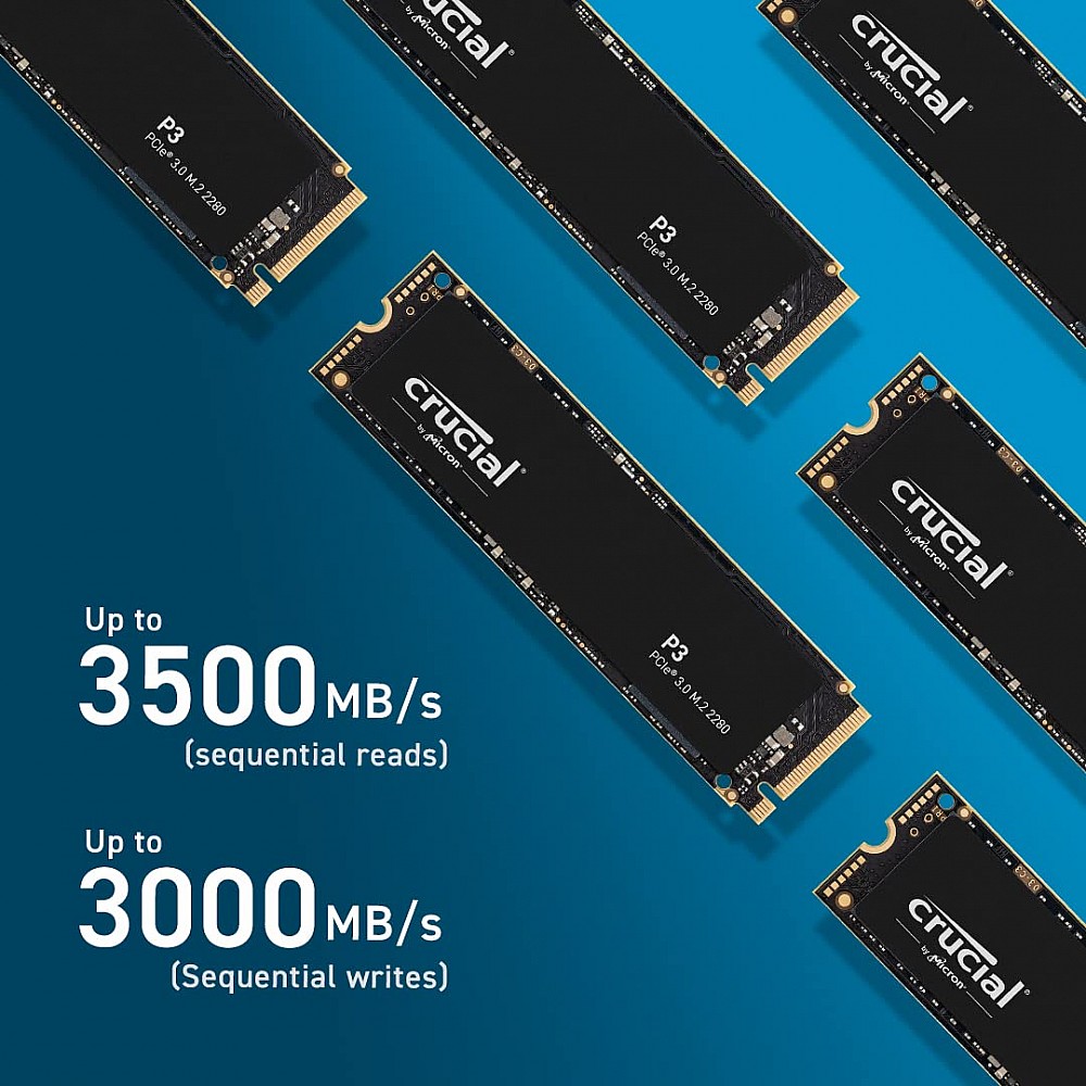 Crucial P3 1TB NVMe M.2 SSD Best Price in India on Thevaluestore.in|CT1000P3SSD8