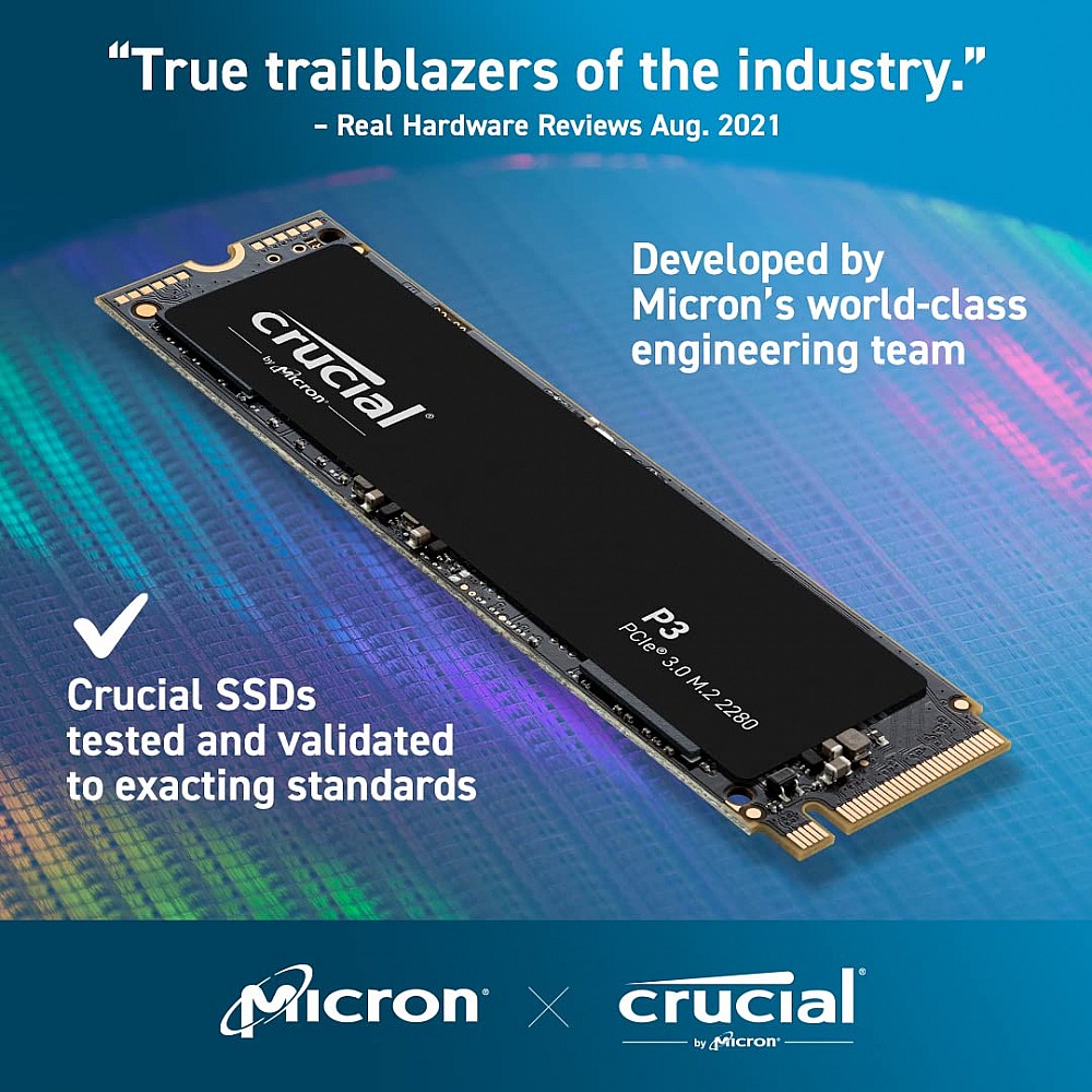 Crucial P3 1TB NVMe M.2 SSD Best Price in India on Thevaluestore.in|CT1000P3SSD8