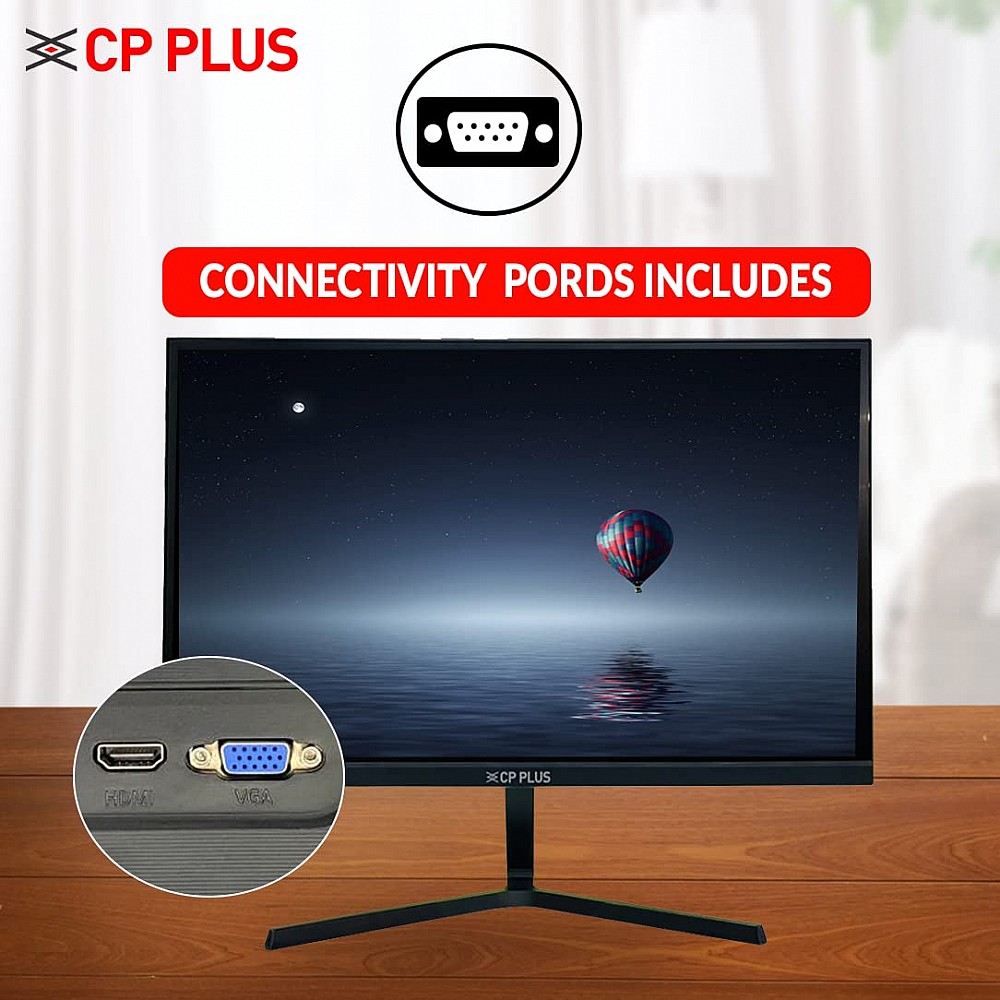 CP Plus 22-Inch FHD LED Monitor Lowest Price in India (CP-UEM-22AH)
