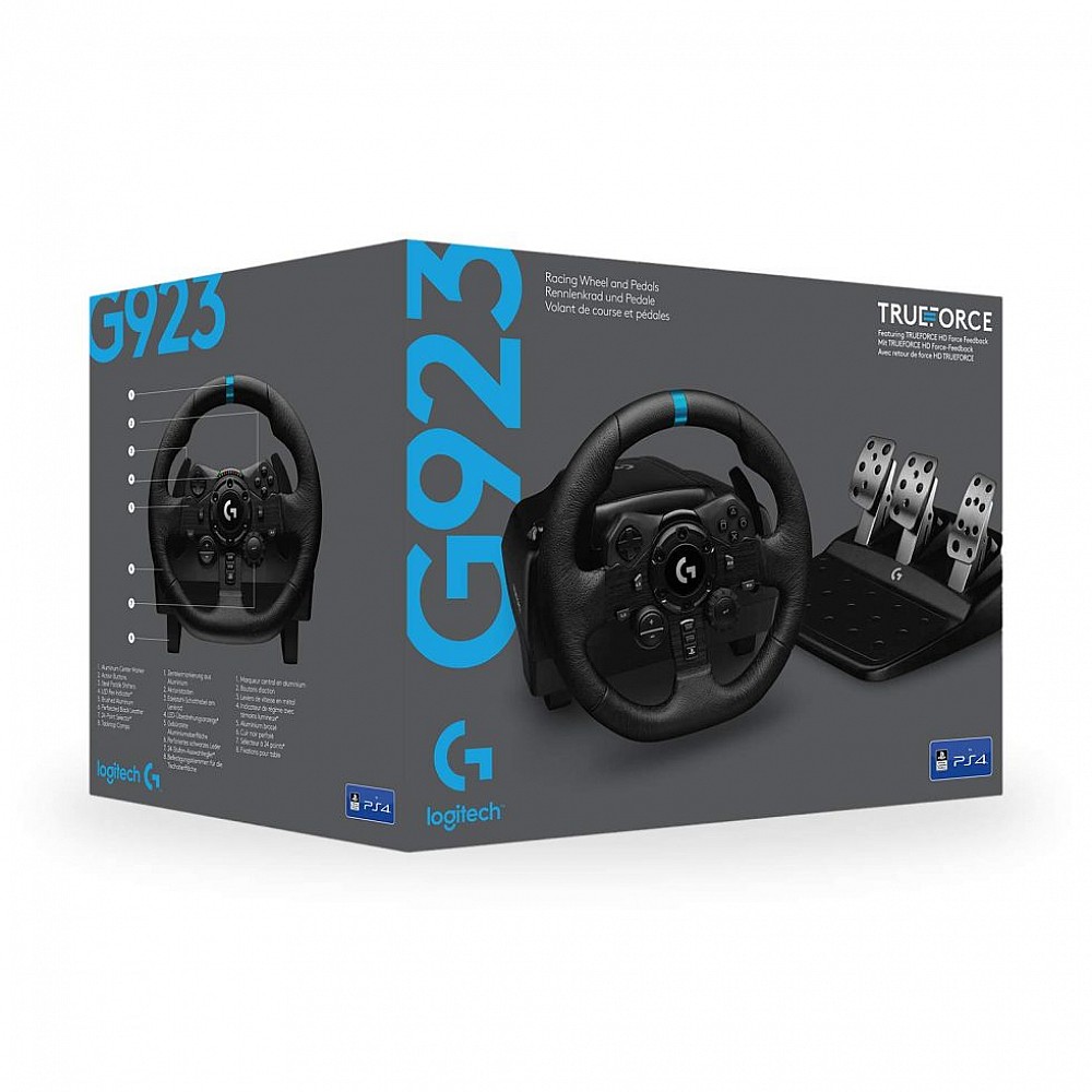 Logitech G923 TrueForce Racing Wheel Best Price Ever on Thevaluestore.in