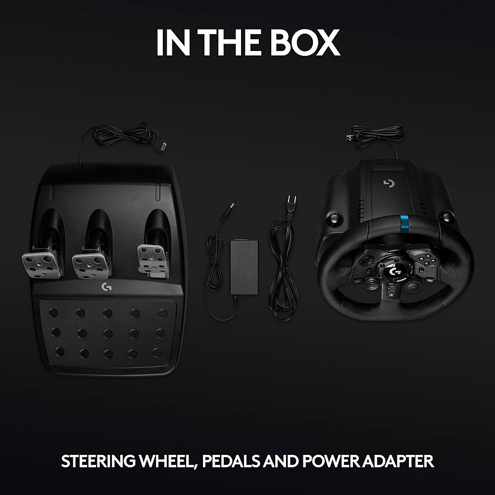 Logitech G923 TrueForce Racing Wheel Best Price Ever on Thevaluestore.in