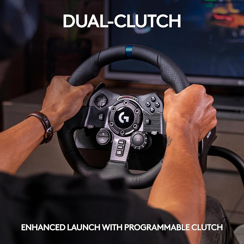 Logitech G923 TrueForce Racing Wheel Best Price Ever on Thevaluestore.in