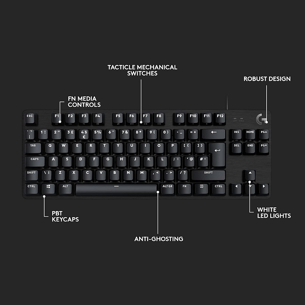 Logitech G413 Tkl Se Wired Mechanical Gaming Keyboard Best Price in India