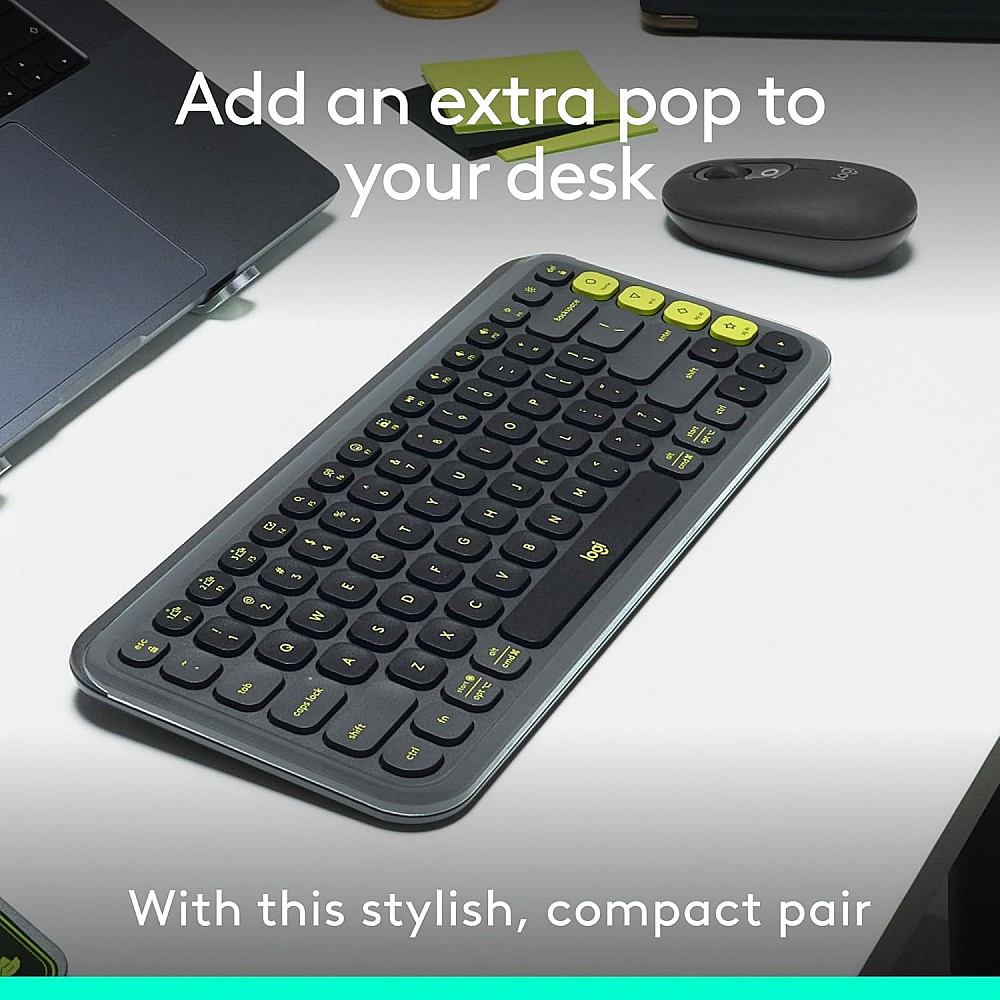 Logitech POP ICON Combo (Graphite) Best Price in India on Thevaluestore.in