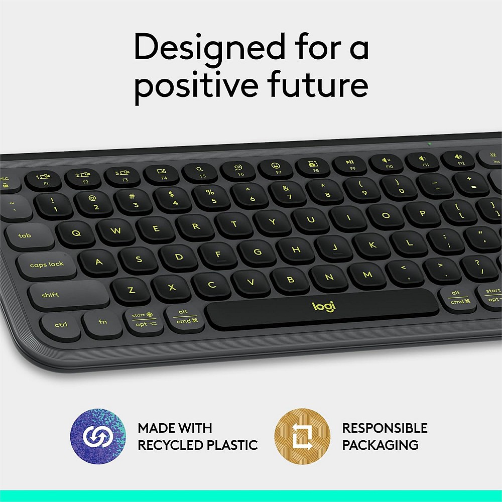 Logitech POP Icon Keys Bluetooth Keyboard (Graphite) Best Price in India