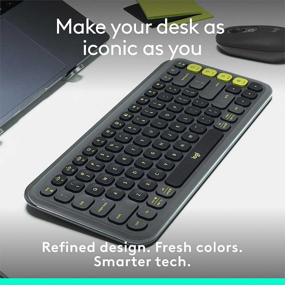 Logitech POP Icon Keys Bluetooth Keyboard (Graphite) Best Price in India