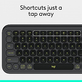 Logitech POP Icon Keys Bluetooth Keyboard (Graphite) Best Price in India
