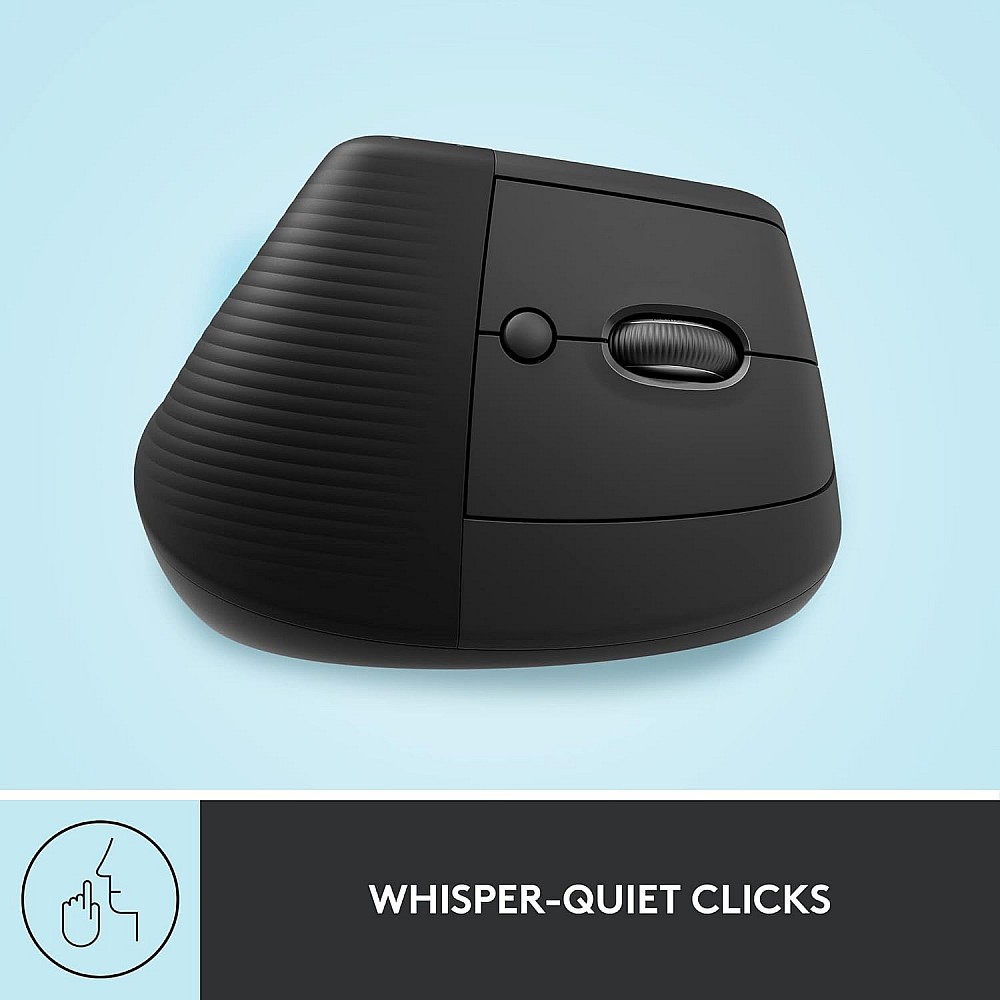 Logitech Lift (Graphite) Best Price in India | Vertical Ergonomic Mouse