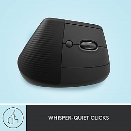 Logitech Lift (Graphite) Best Price in India | Vertical Ergonomic Mouse