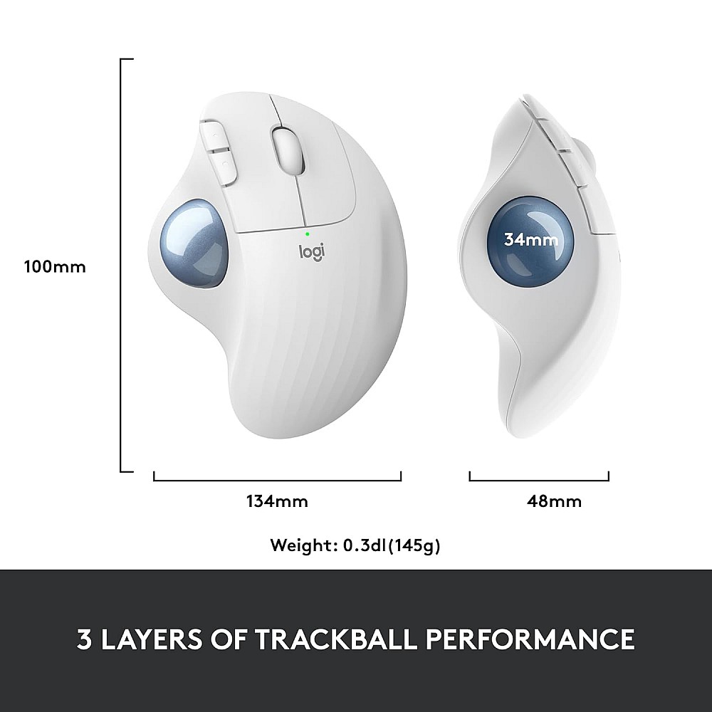 Logitech Ergo M575 Wireless Trackball Mouse Best Price in India on ...