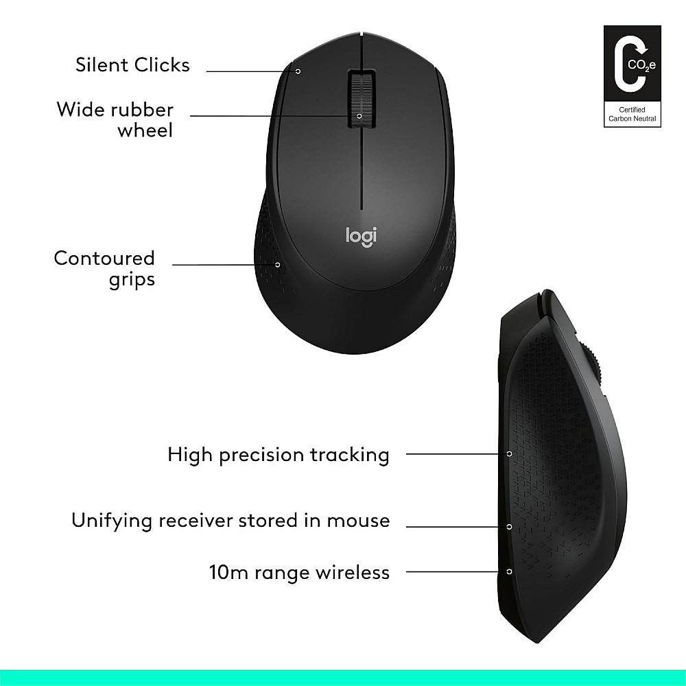Logitech M331 Silent Plus Wireless Mouse Best Price in India on ...