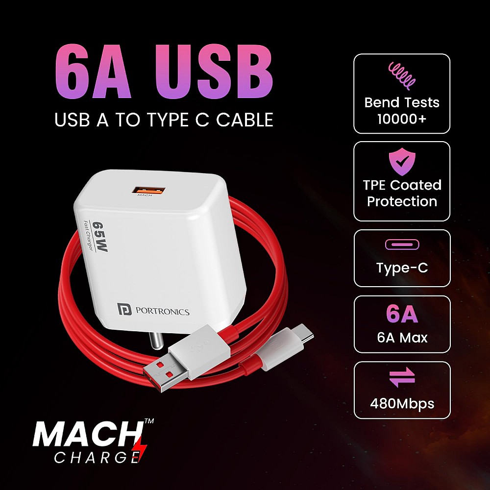 Portronics Adapto 65A Charger Adapter Best Price in India on ...