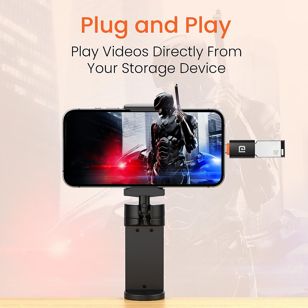 Portronics Bridge Y USB to Type C Adapter Best Price in India on ...