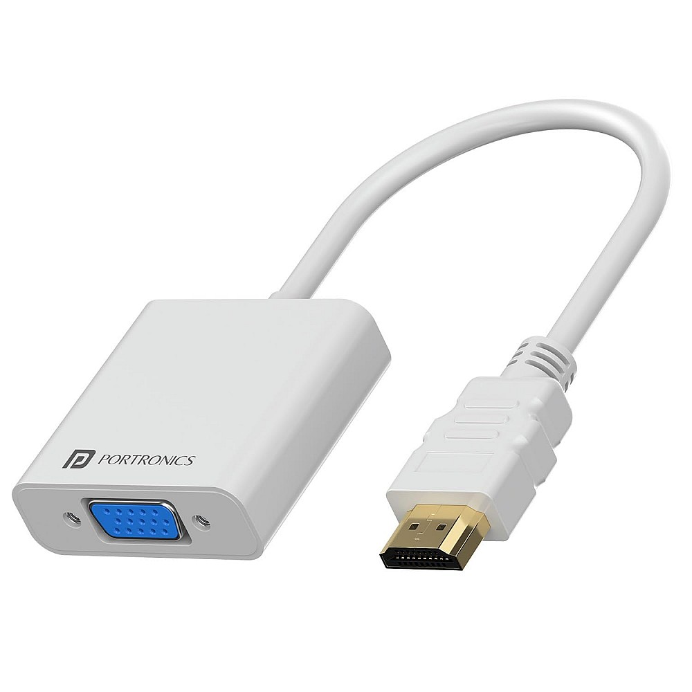 Portronics DigiBridge HDMI to VGA Converter Best Price in India on ...