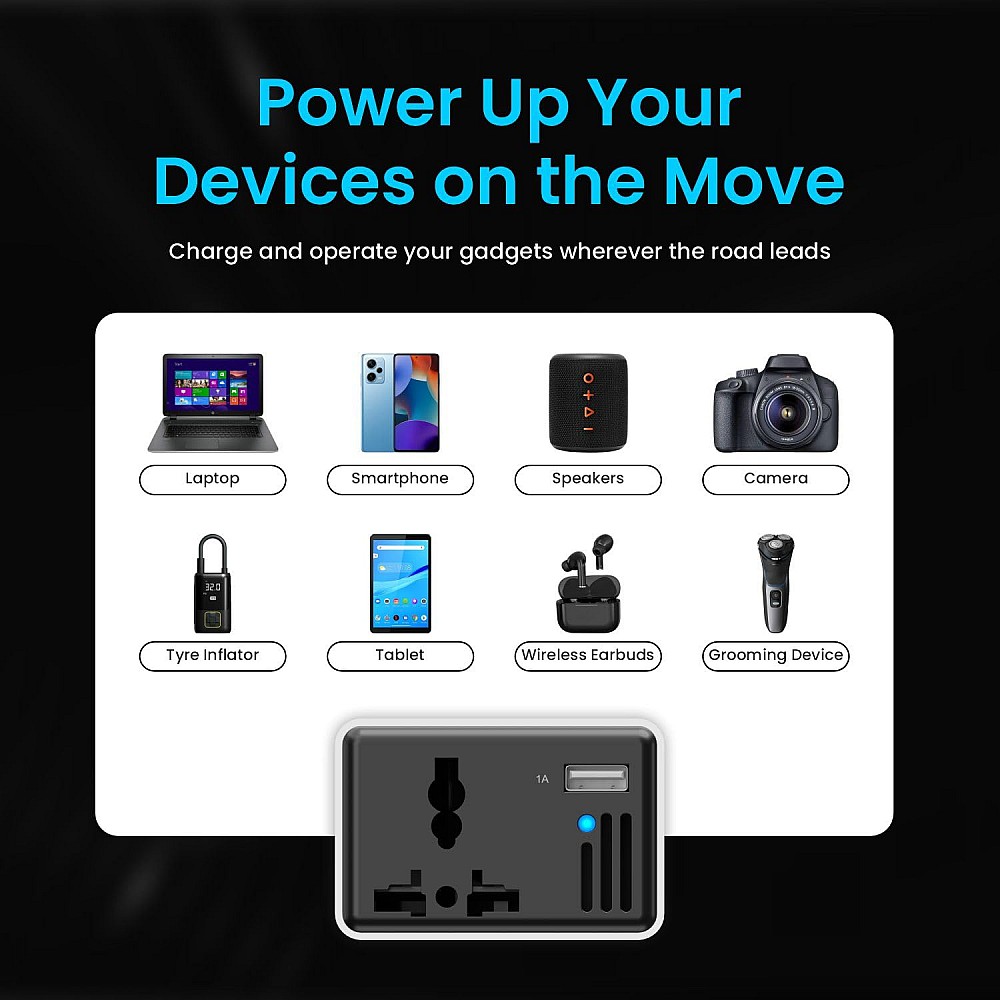 Portronics Car Power-II Car Inverter Best Price in India on Thevaulestore