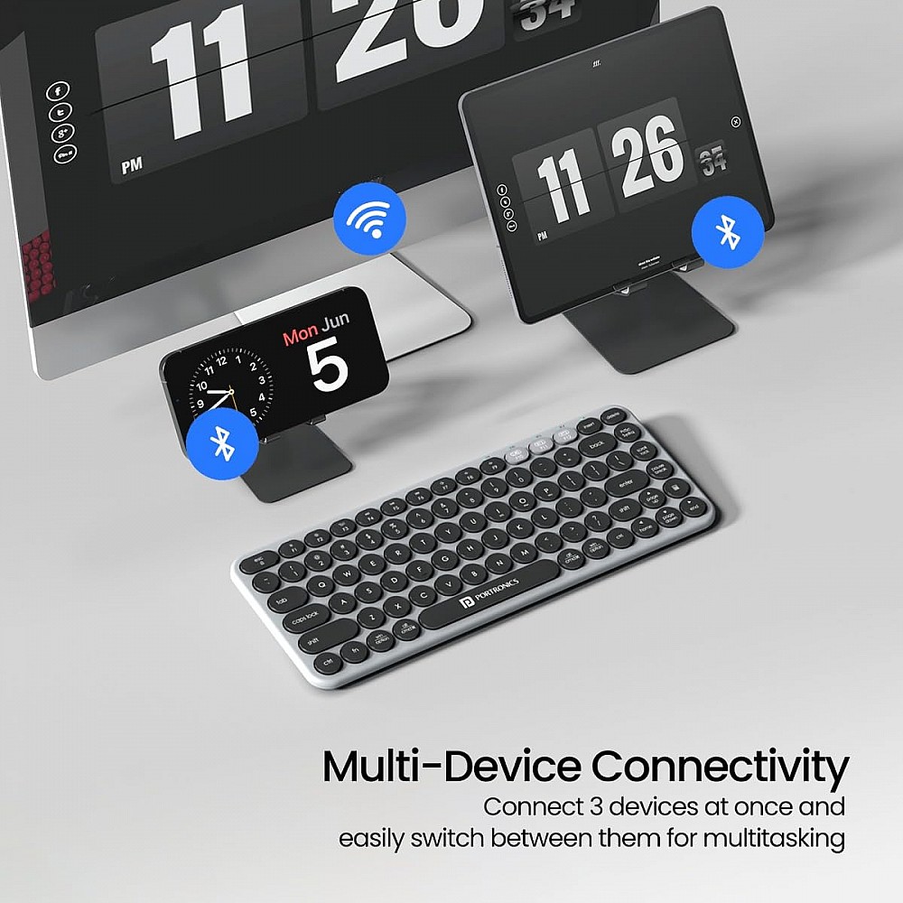 Portronics Bubble 2.0 Wireless Keyboard Best Price in India on ...