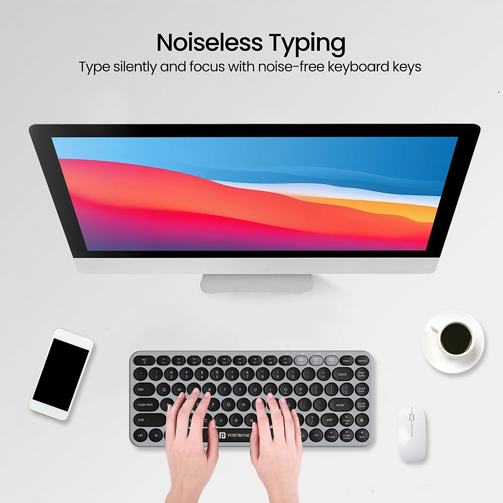 Portronics Bubble 2.0 Wireless Keyboard Best Price in India on ...