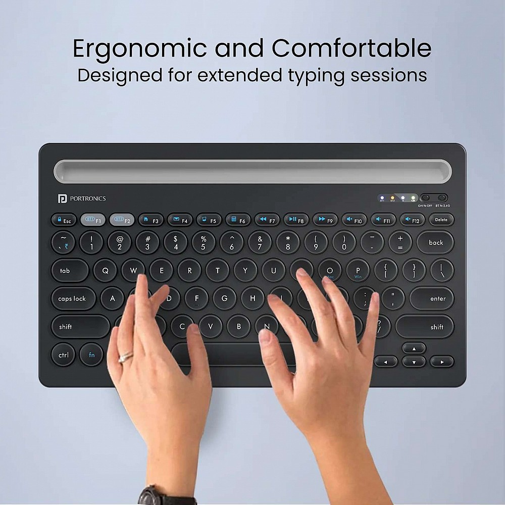 Portronics Bubble Dock Wireless Keyboard Best Price in India on ...