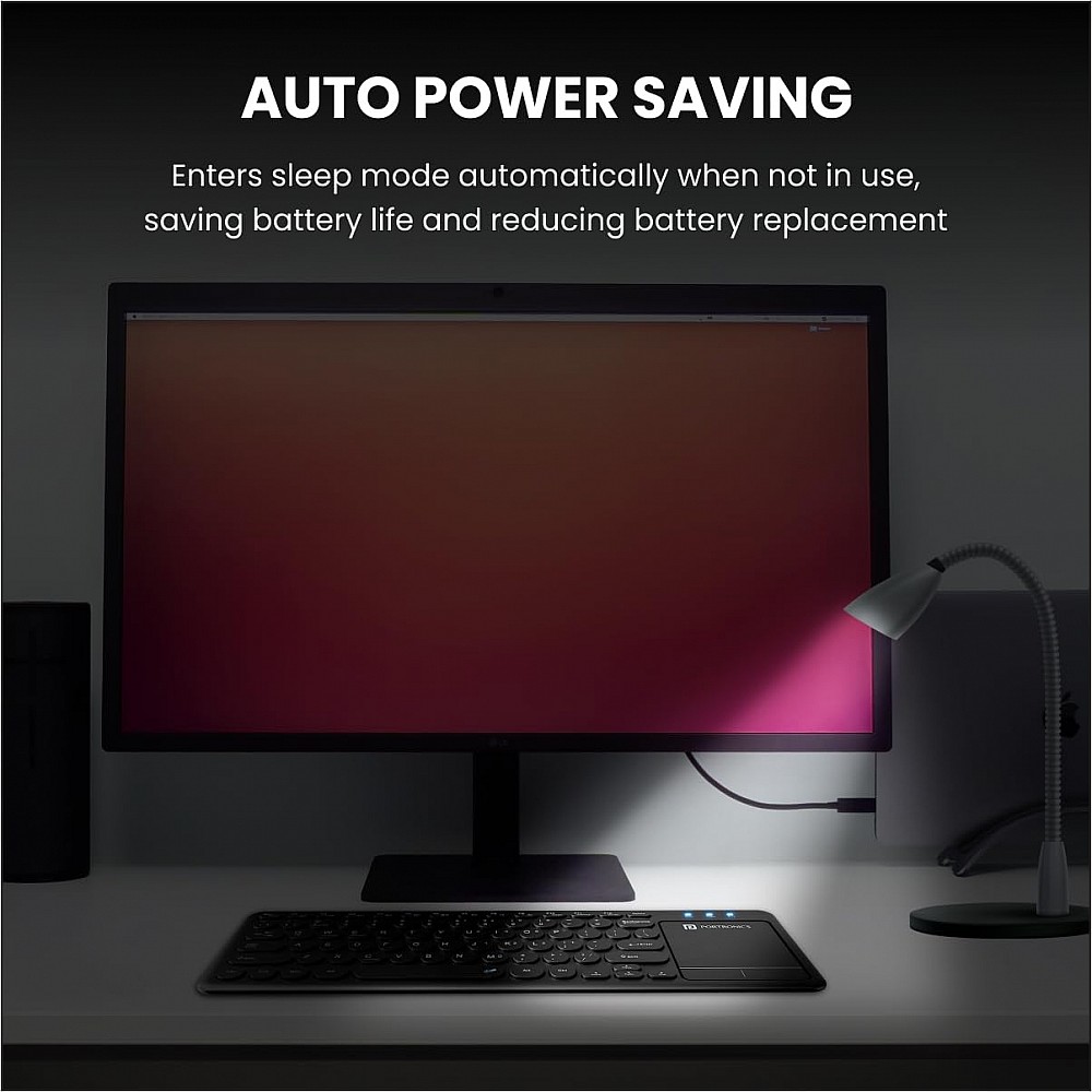 Portronics Bubble Pro Wireless Keyboard with Touchpad @ Thevaluestore.in