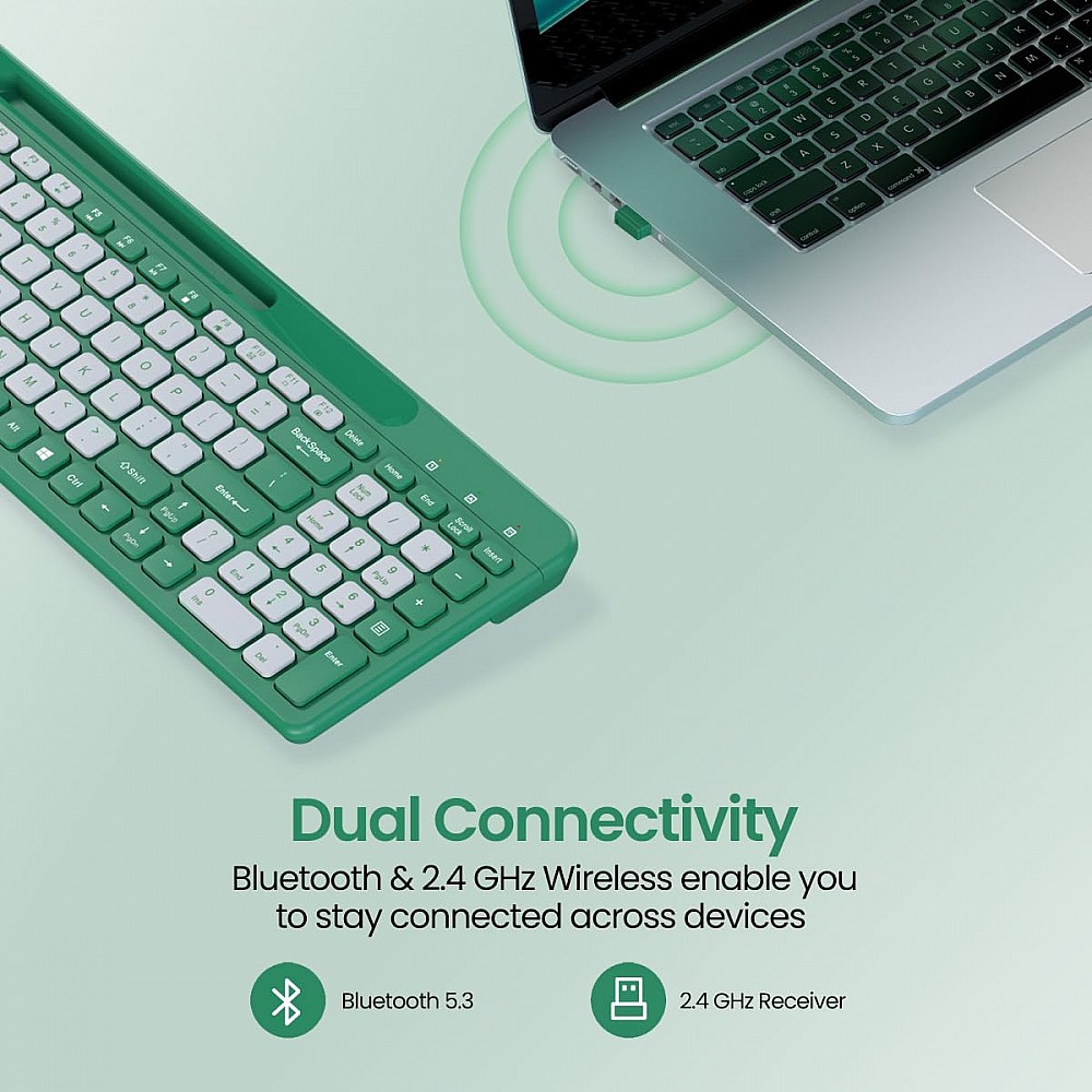 Portronics Bubble Square Wireless Keyboard Best Price in India on ...