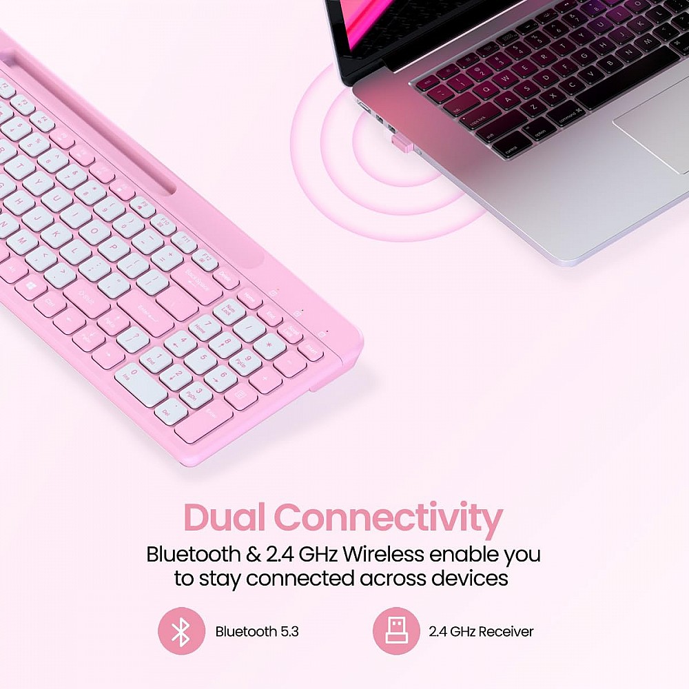 Portronics Bubble Square Wireless Keyboard Best Price in India on ...
