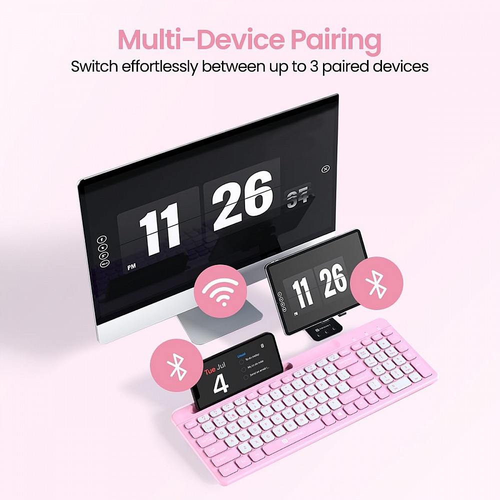 Portronics Bubble Square Wireless Keyboard Best Price in India on ...