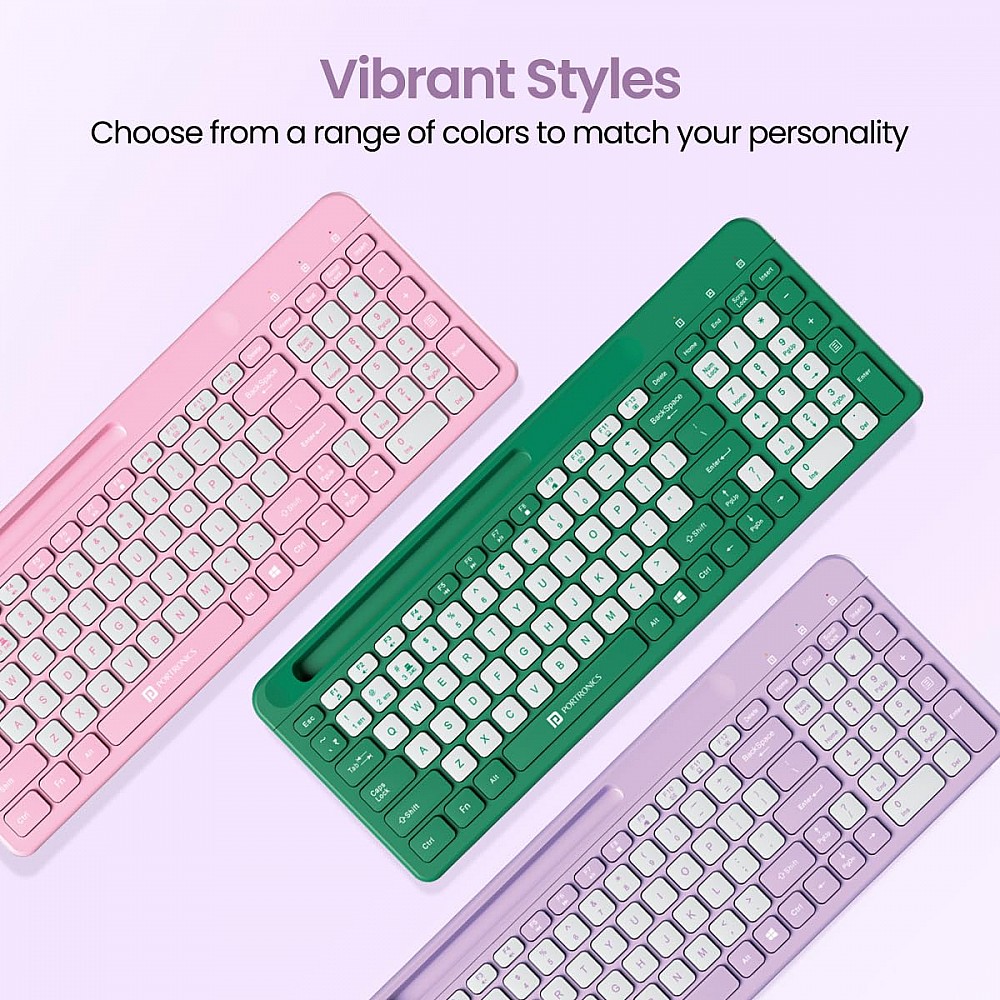 Portronics Bubble Square Wireless Keyboard Best Price in India on ...