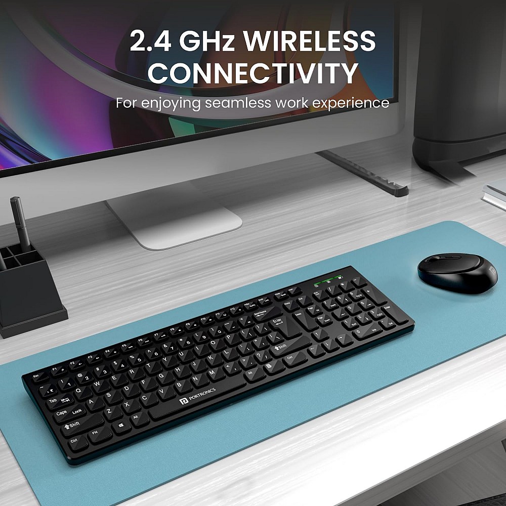 Portronics Key7 Wireless Keyboard & Mouse Best Price in India on ...
