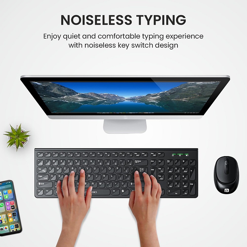 Portronics Key7 Wireless Keyboard And Mouse Best Price In India On