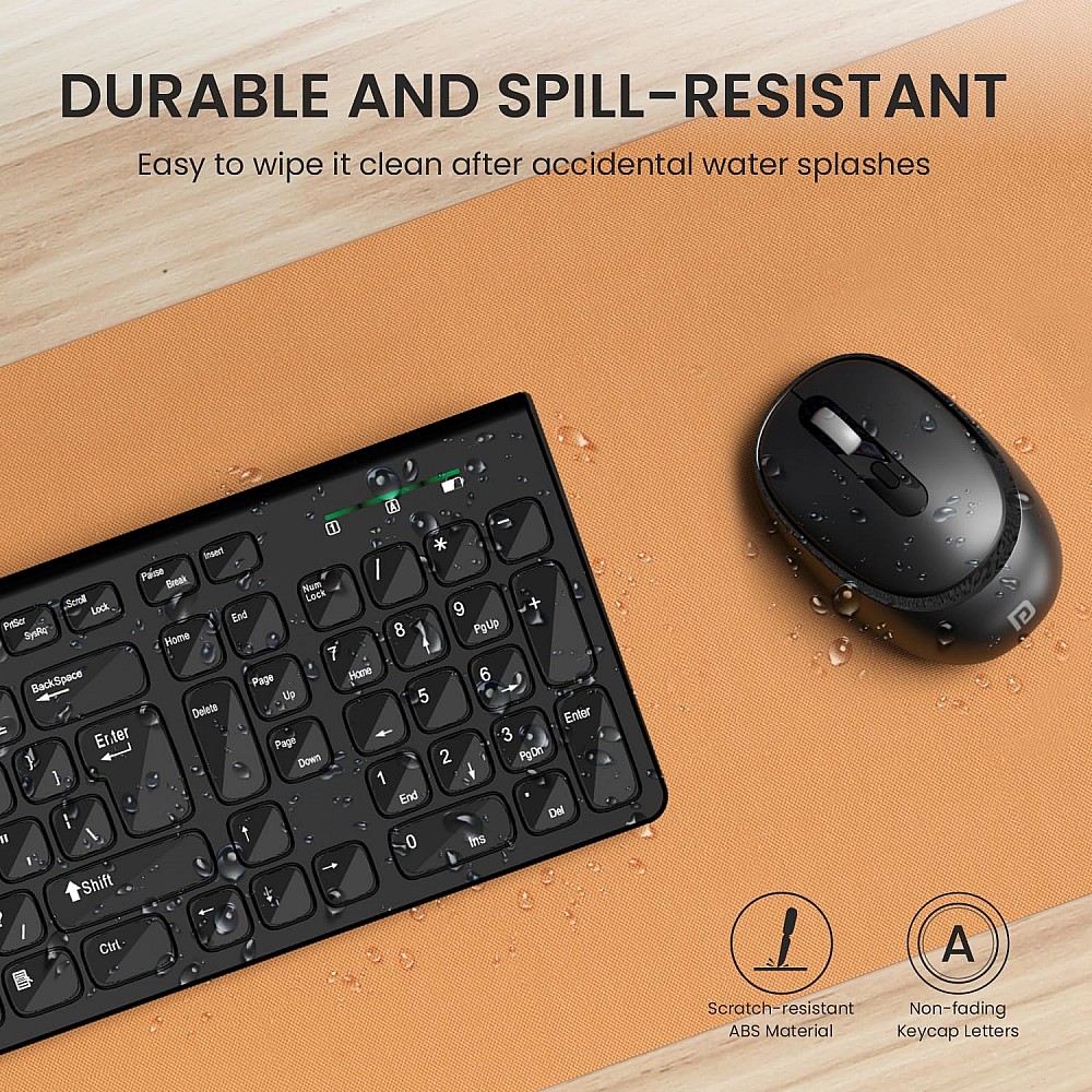 Portronics Key7 Wireless Keyboard And Mouse Best Price In India On Thevaluestore